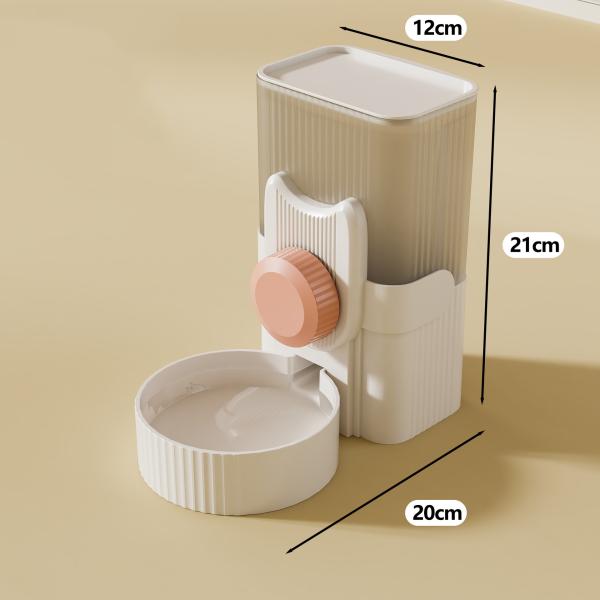 Quality Automatic Pet Cage Hanging Water Dispenser Feeder Double Bowl For Cat And Dog for sale