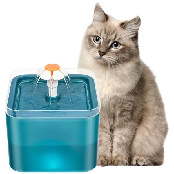 Quality 2L Capacity Pet Water Fountain Automatic Cat Drinking Water Dispenser With LED for sale