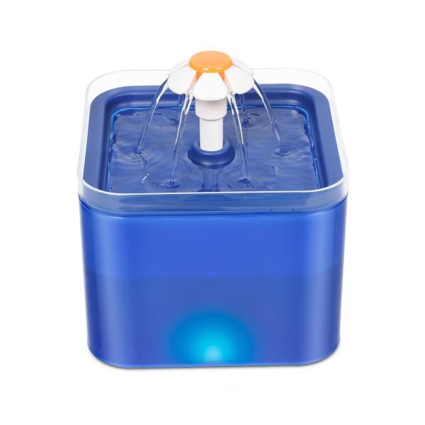 Quality 2L Capacity Pet Water Fountain Automatic Cat Drinking Water Dispenser With LED for sale