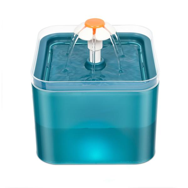 Quality 2L Capacity Pet Water Fountain Automatic Cat Drinking Water Dispenser With LED for sale