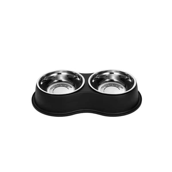 Quality Non Slip Pet Feeder Smart Dog Food Feeder With Stainless Steel Bowls for sale