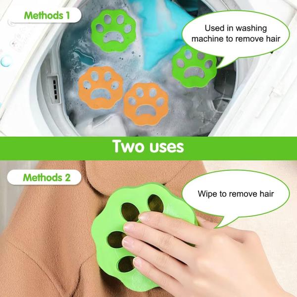 Quality 4 Pack Pet Cleaning Tools Reusable Laundry Pet Hair Catcher Dog Hair Lint for sale