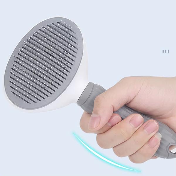 Quality Multi Color Cat Pet Cleaning Tools Self Cleaning Dog Hair Brush Pet Grooming for sale