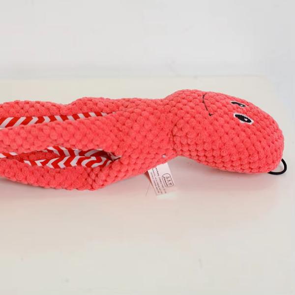 Quality 16 Inch Small Medium Stuffed Octopus Dog Toy Interactive Durable Dog Squeaky Toy for sale