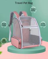 China Large Capacity Portable Cat Backpack Breathable Pet Folding Cat Backpack Bag for sale