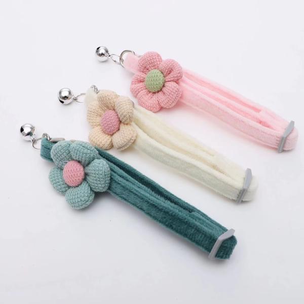 Quality Adjustable Cute Pet Accessories Cartoon Flower Dog Collar Pet Dog Training Collar for sale