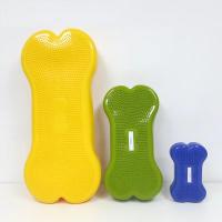 Quality PVC Inflatable Pet Training Products Cartoon Dog Disc Dog Bone Toy For Balance for sale
