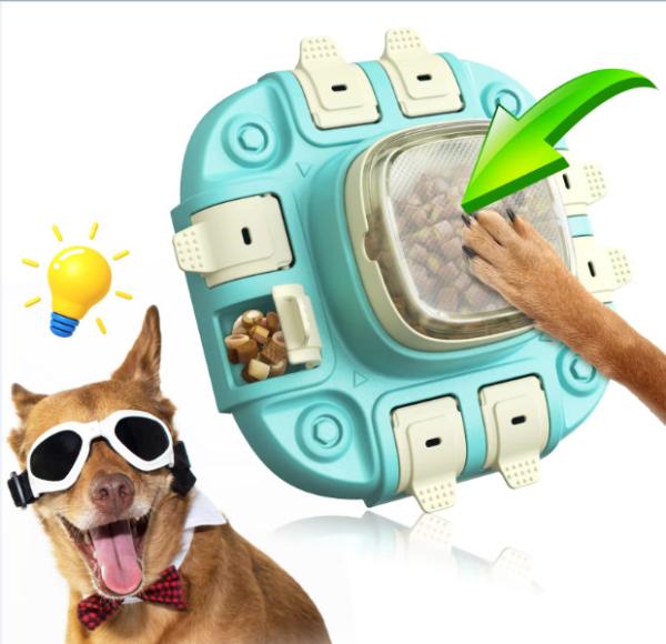 Quality Multi Functional Hidden Food Leakage Dog Puzzle Slow Feeder Dog Toy for sale