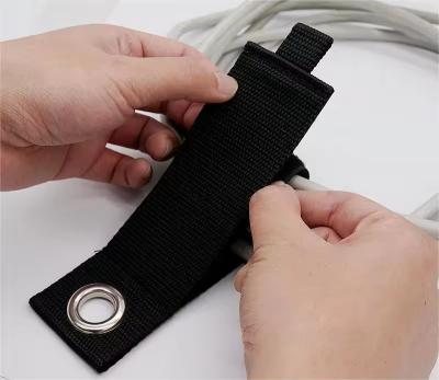 China Reusable Heavy Duty Storage Straps Multipurpose Extension Cord Extendable Cable Ties Loop for sale