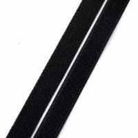 China Customized Black Nylon Hook Loop Band Self Adhesive Velcro Straps for sale