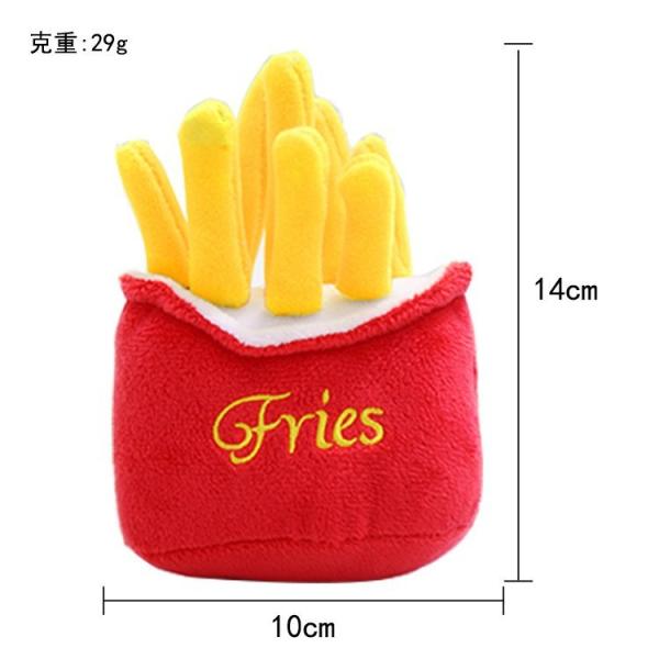 Quality Interactive Plush Pet Toys Chewing Squeaky Plum Toys Fruit And Vegetable Stuffed for sale
