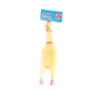 Quality Rubber Screaming Chicken Squeaky Dog Toy Vinyl Funny Bite Training Toys For Dogs for sale