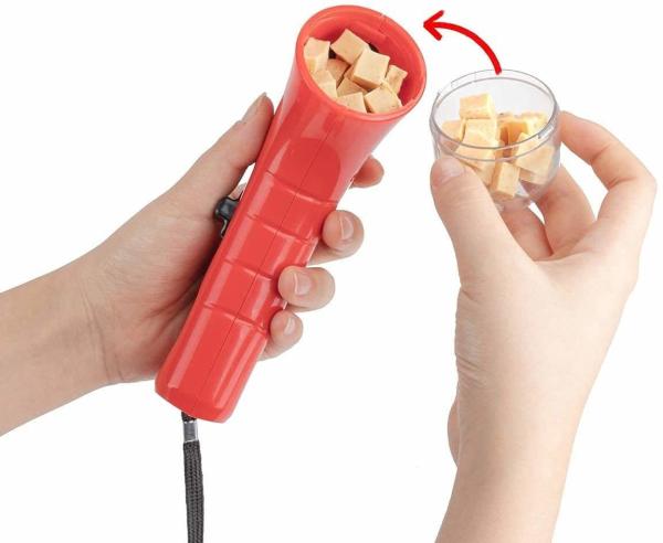 Quality Creative Mini Dog Snack Launcher Interactive Pet Food Catapult Jump Training for sale