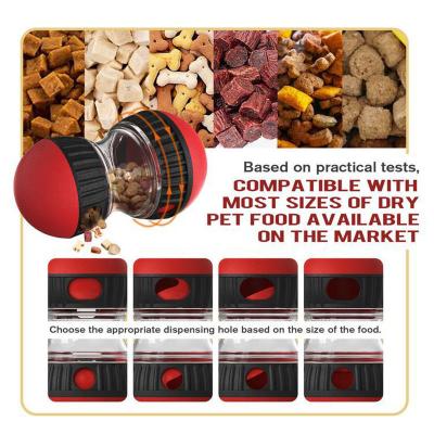 Cina Ingrosso Slow Feeding Dog Toy Puzzle Exercise Rolling Dog Food Dispenser Dog Toy Feeder Pet Slow leaking food ball toys pet steam brush in vendita