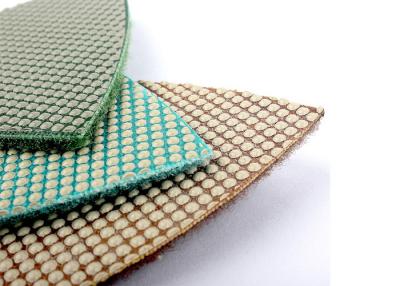 China Electroplated Triangle Polishing Pads / Wet Dry Diamond Polishing Pads 80x80x80mm for sale