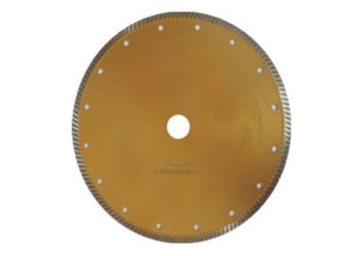 China 125mm Turbo Diamond Circular Saw Blade Black / Yellow / Silver Color for sale