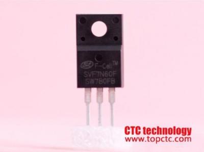 China Power discrete component Mosfet-SVF7N60T/F/S/K/MJ/D for sale