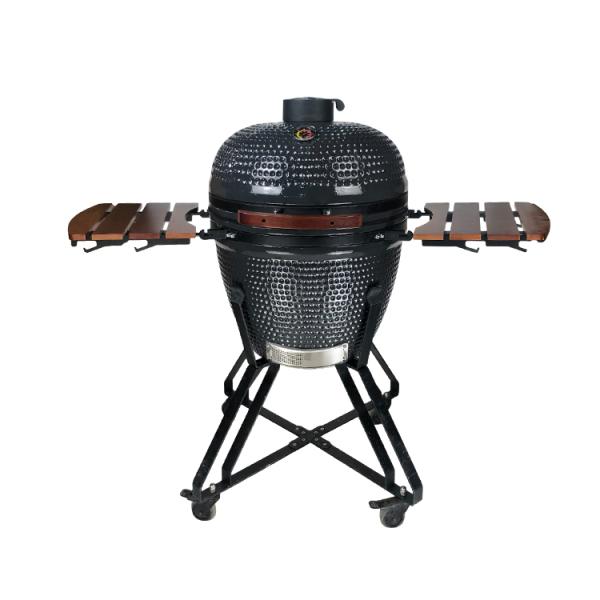 Quality KIMSTONE   23.5 Inch Smoker Barbecue Grills Kamado Joe Cooking Ceramic Bbq for sale