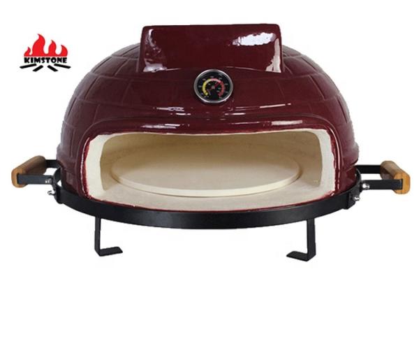 Quality KIMSTONE 21 Inch Bbq Grill Outdoor Kitchen Offset Smoker Pizza Oven Grill for Outdoor Cooking for sale