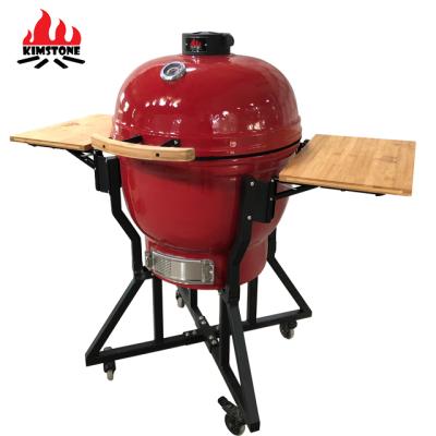 China 24 Inch BBQ Style Ceramic Grills Kamado Smoker Keramische BBQ for Home and Garden for sale