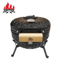 Quality KIMSTONE New Arrival Portable Smokeless 12 Inch Tabletop Mini Ceramic Kamado for for sale