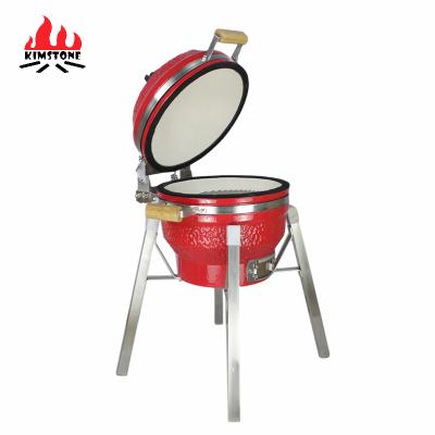 China Oval 15 Deflector Rotisserie Grill With Lid Big Masterbuild  Pizza Oven Large Outdoor KIMSTONE Kamado Grill for sale