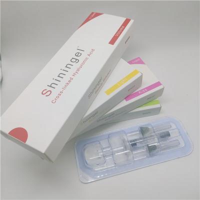 China a cruz da partícula de 0.15-0.28mm ligou o ácido hialurónico sob o enchimento da maxila das injeções 2ml do olho à venda
