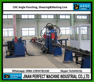 China CNC Angle Punching, Cutting and Marking Line for sale