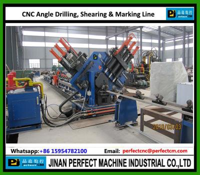 China Perforación de alta velocidad del ángulo del CNC y línea de marcado usadas en la industria de la torre de la transmisión (AHD2532) en venta