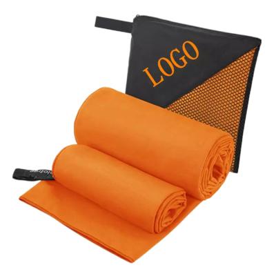 China Quick Drying Suede Microfiber Sports Towel Outdoor Microfiber Bath Towel for sale