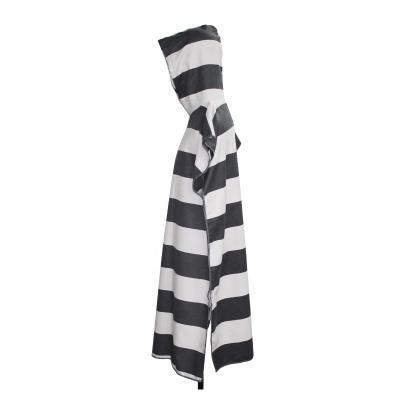 China Custom Logo Swimming Poncho Adults Towelling Beach Changing Robe for sale