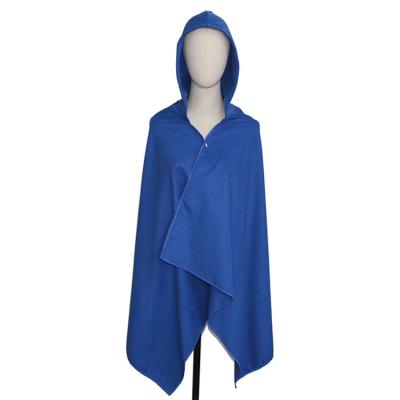 China Summer Adults Microfiber Poncho Towel Lightweight And Absorbent for sale