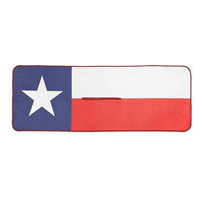 중국 훅 솔과 커스텀 로고 인쇄된 승화 골프 타월 판매용