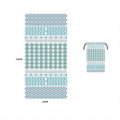 China Customize Microfiber With Logo Custom Print Sublimation Beach Towels for sale