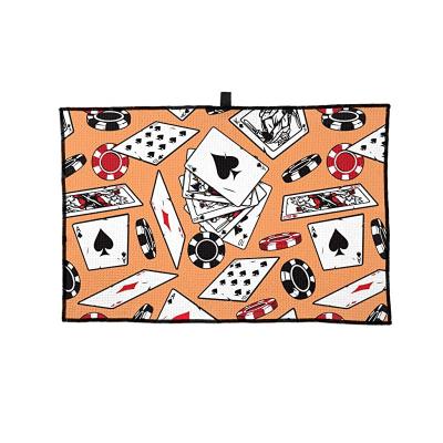 중국 로고를 가진 선전용 주문 Microfiber에 의하여 인쇄되는 스포츠 골프 체육관 수건 판매용