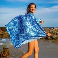 China Soft Custom Beach Towel Rectangle Shape 88% Polyester And 12%  Polyamide for sale