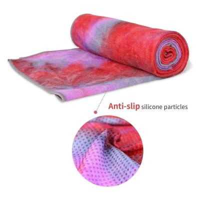 China Lightweight Yoga Towel In Microfiber Quick Drying And Sweat Resistant for sale