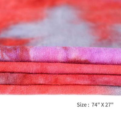China Microfiber Soft Textured Yoga Towel With High Durability For Yoga Practice for sale