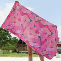 China High Durability Rectangular Printed Beach Swim Towel For Bulk Purchase for sale