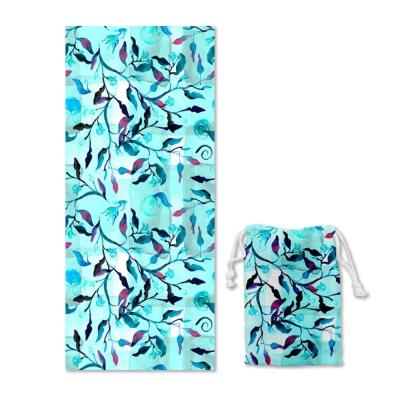 China Microfiber Fabric Custom Print Beach Towel Quick Drying Beach Towels Personalized Custom Beach Towel for sale