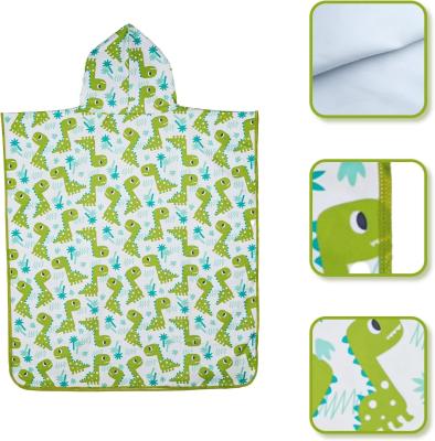 China Versatile Adults Microfiber Poncho Towel For Outdoor Activities for sale