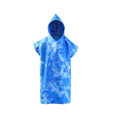 China Summer Lightweight Microfiber Poncho Towel For Beach Pool And Bathroom for sale