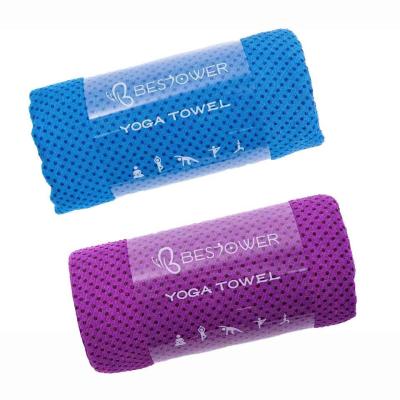 China Anti Slip Portable Microfiber Yoga Towel 61*183cm for sale