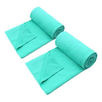 China Custom Quick Dry Super Absorbent Yoga Fitness Gym Travel Towel Soft Lightweight Microfiber Wholesale Microfiber Yoga Towel for sale