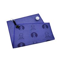 China Custom Sublimation Printed Microfiber Golf Towel Absorbent for sale