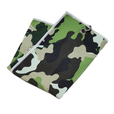 China Microfiber Golf Towel Waffle Pattern 40x80cm 50x100cm 60x120cm for sale