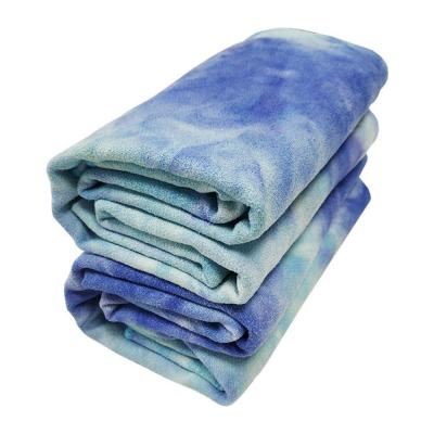 China Wholesale Eco Friendly Custom Grip Non slip Microfiber Yoga Towel for sale