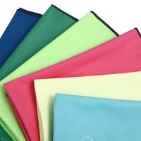China Solid Rounded Corner Outdoor Quick-drying Microfiber Sports Towel for sale