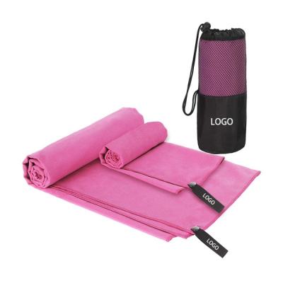 China Custom Microfiber Gym Towels Quick Dry Lightweight Microfiber Sports Towel for sale