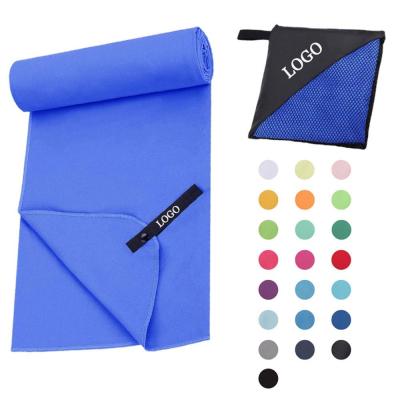 China Custom Quick Dry Exercise Gym towel Personalized Microfiber Sports Towel for sale